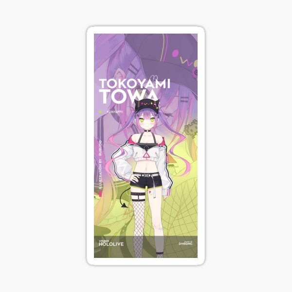 "Tokoyami Towa " Sticker for Sale by Shawnneville | Redbubble