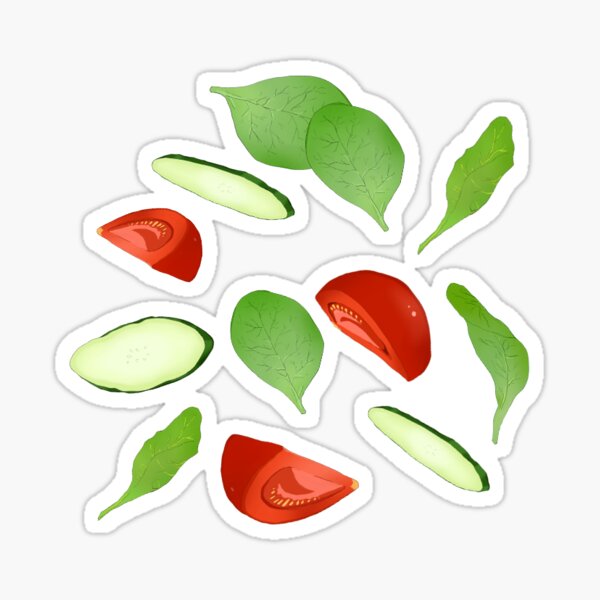 "SALAD" Sticker for Sale by xXYorinoYamaXx | Redbubble
