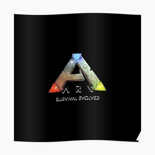 "ark survival evolved logo" Poster by JunturaMPJan | Redbubble