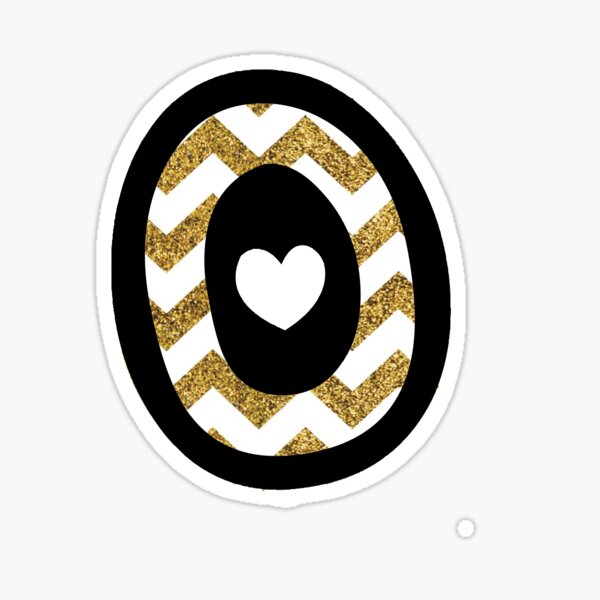 "Glitter O" Sticker by ran98 | Redbubble