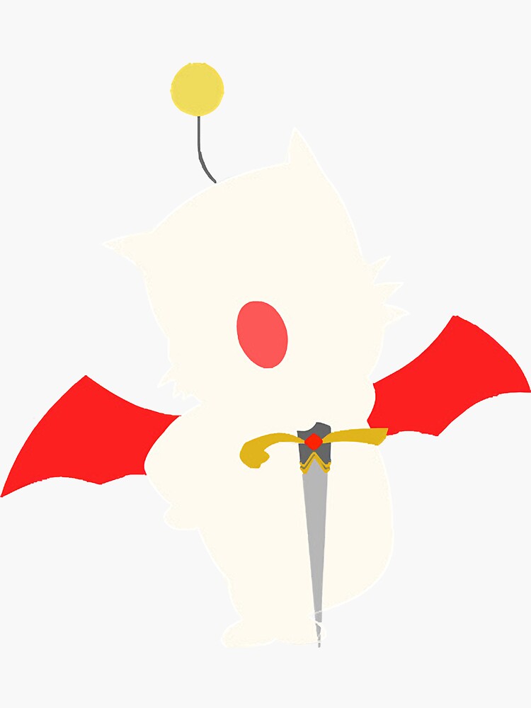 "Final Fantasy Mog the Moogle " Sticker for Sale by Rowyn1998 | Redbubble