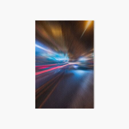 "Red abstract blacklight posters - hypercolor stars nebula" Art Board ...