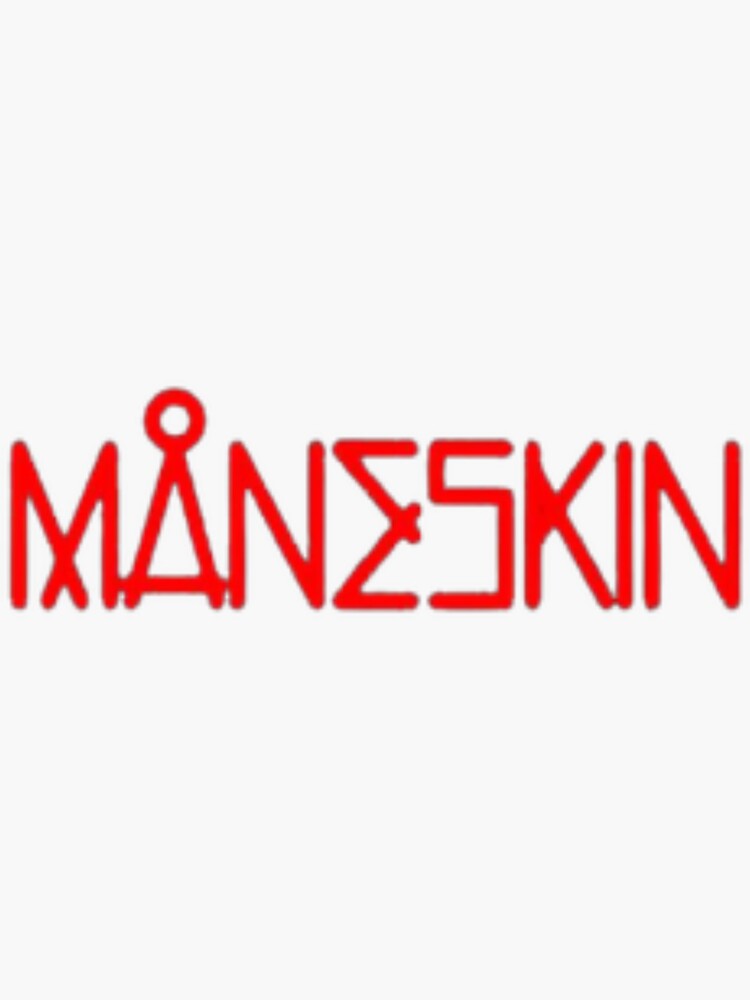 "Maneskin logo" Sticker for Sale by AaPink | Redbubble