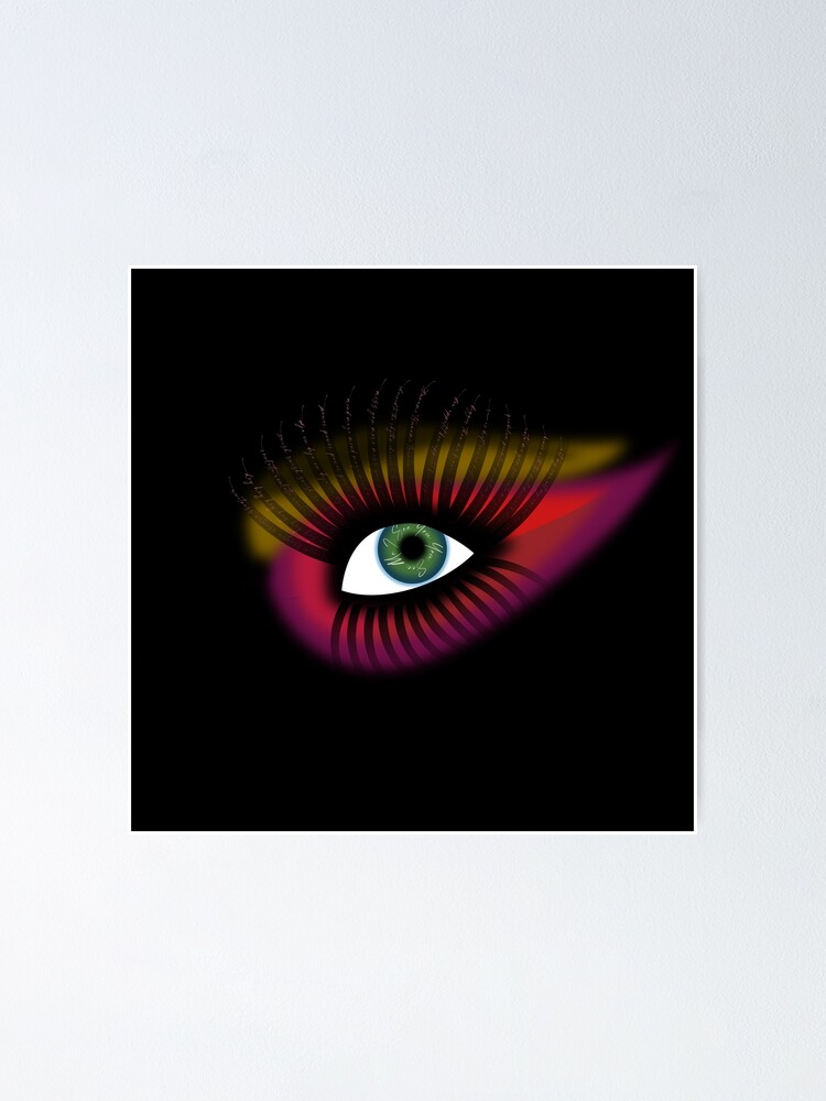 Póster «Katy Perry WITNESS Eye con lista de pistas completa Pestañas ...