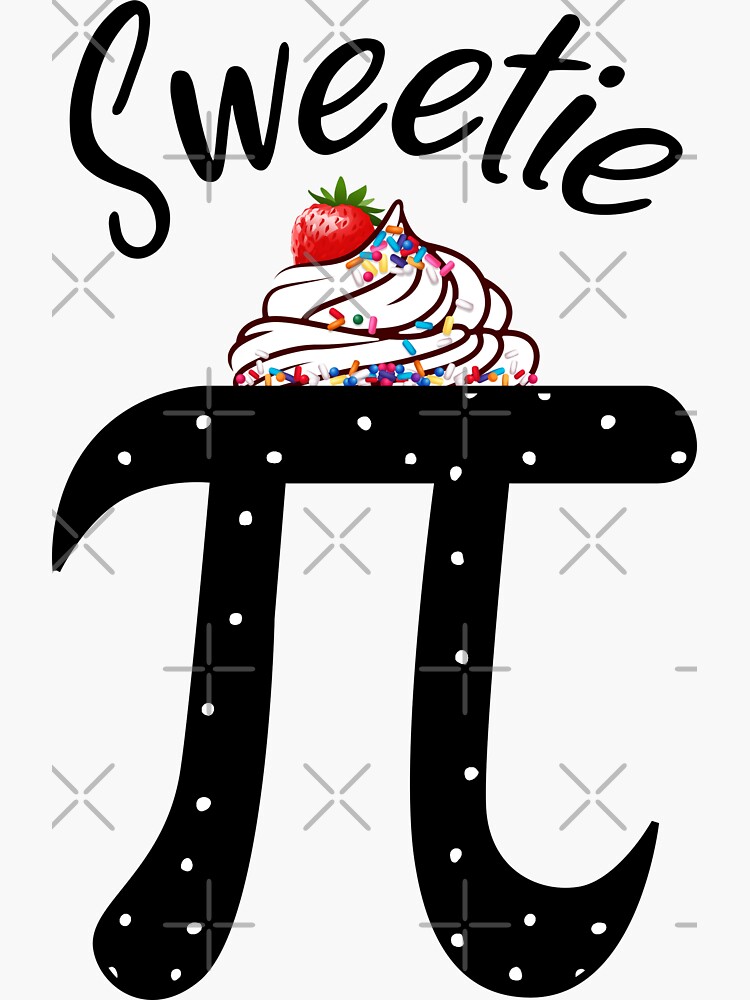 "Sweetie Pie Math" Sticker for Sale by prettifyusa | Redbubble