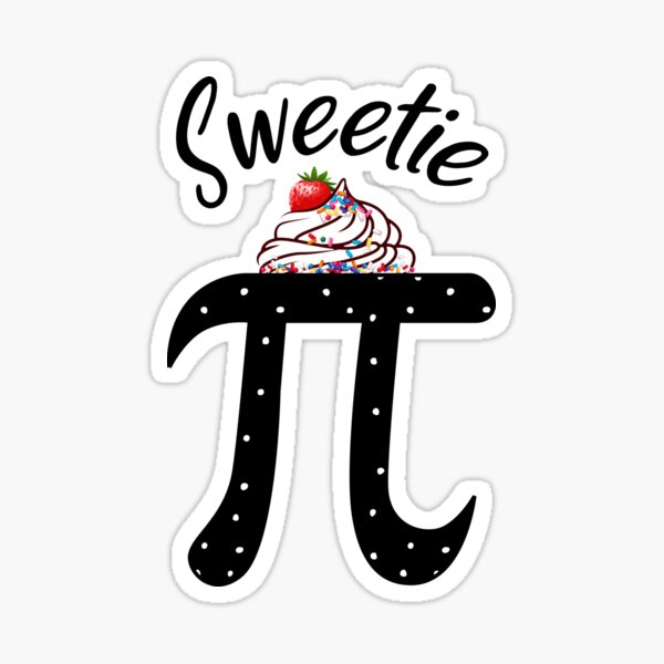 "Sweetie Pie Math" Sticker for Sale by prettifyusa | Redbubble
