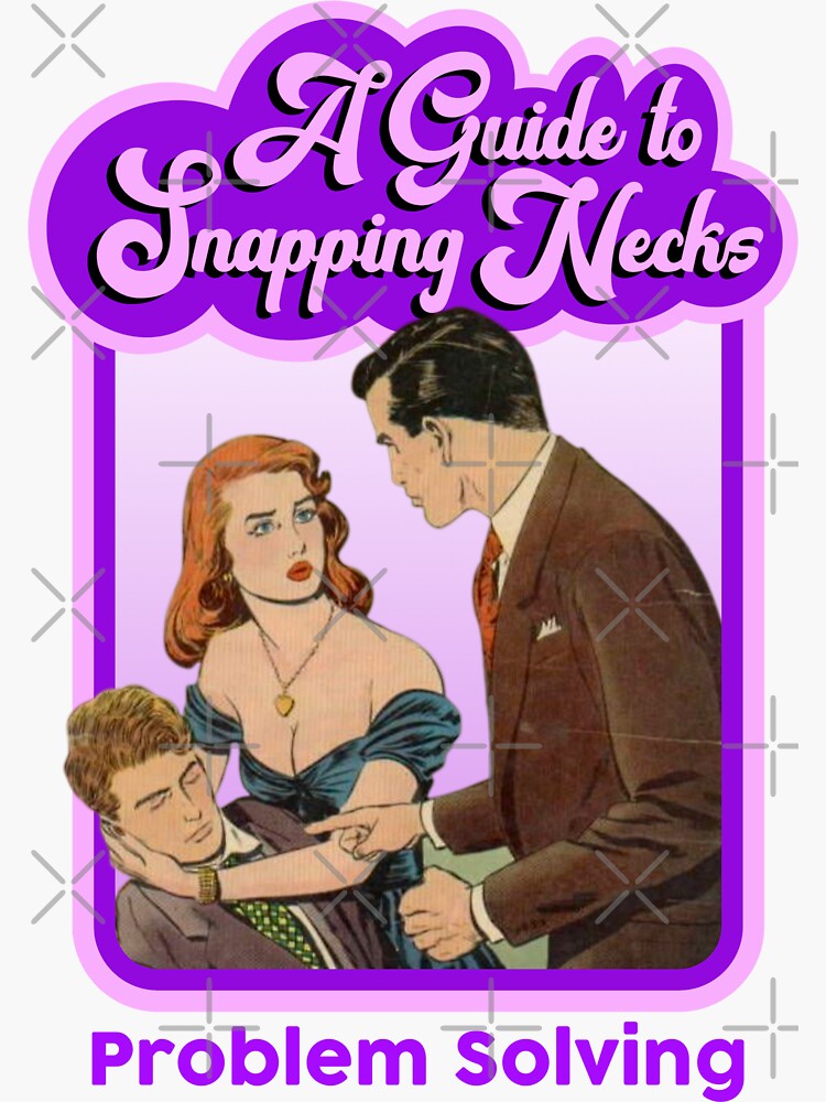 "Problem Solving" Sticker for Sale by BaconPancakes21 | Redbubble