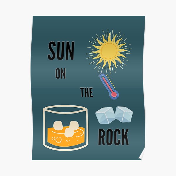 "Alcoholic drink in the sun, Sun on the rock, sun and drink design ...