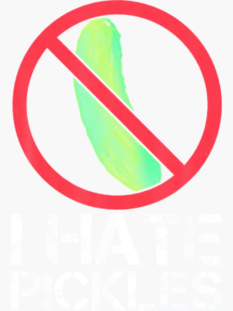 "Meat Lover no Pickles" Sticker by diepvien84usa | Redbubble