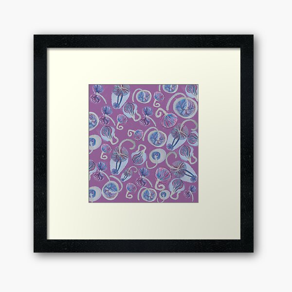 "Purple Placenta Print" Framed Art Print for Sale by placentawisdom ...