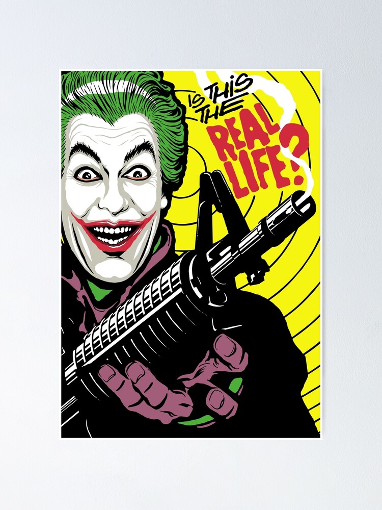 "The Real Life" Poster for Sale by butcherbilly | Redbubble