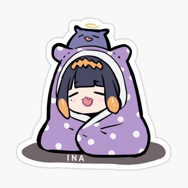 "Ninomae Inanis" Sticker for Sale by Ominomino | Redbubble