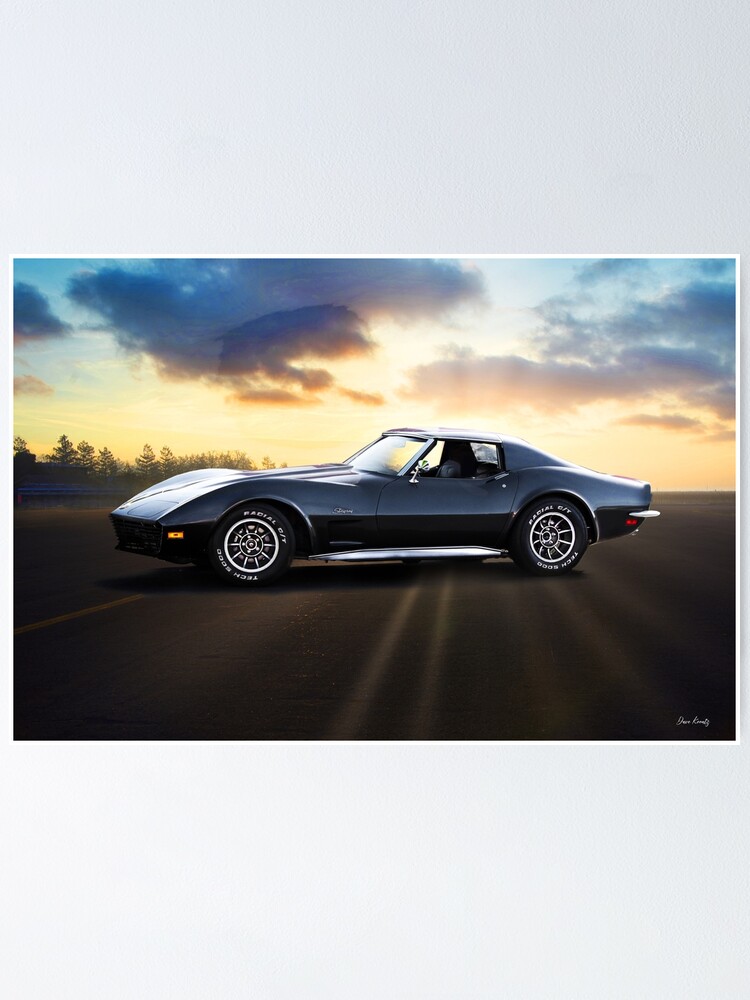 "Chevrolet C3 Corvette Stingray" Poster by DaveKoontz | Redbubble