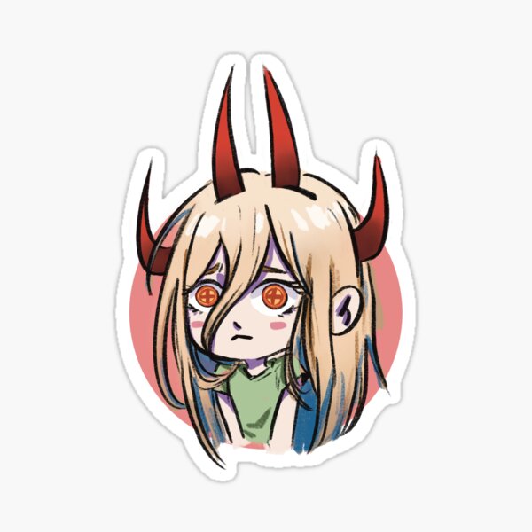 "Chainsaw Man - Power" Sticker for Sale by AnisGhani | Redbubble
