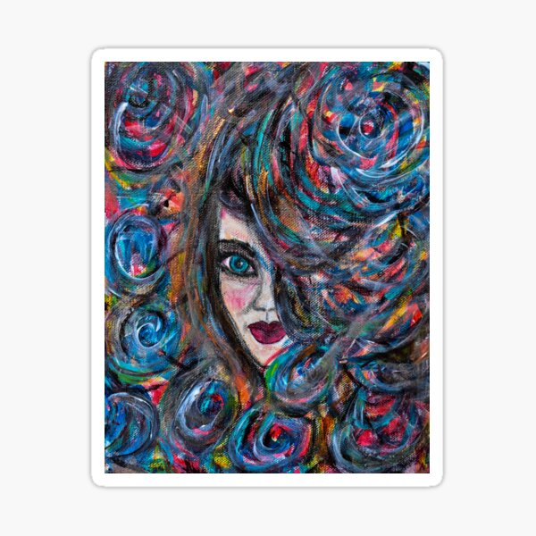 "Hidden face" Sticker for Sale by 7LegsSpider | Redbubble