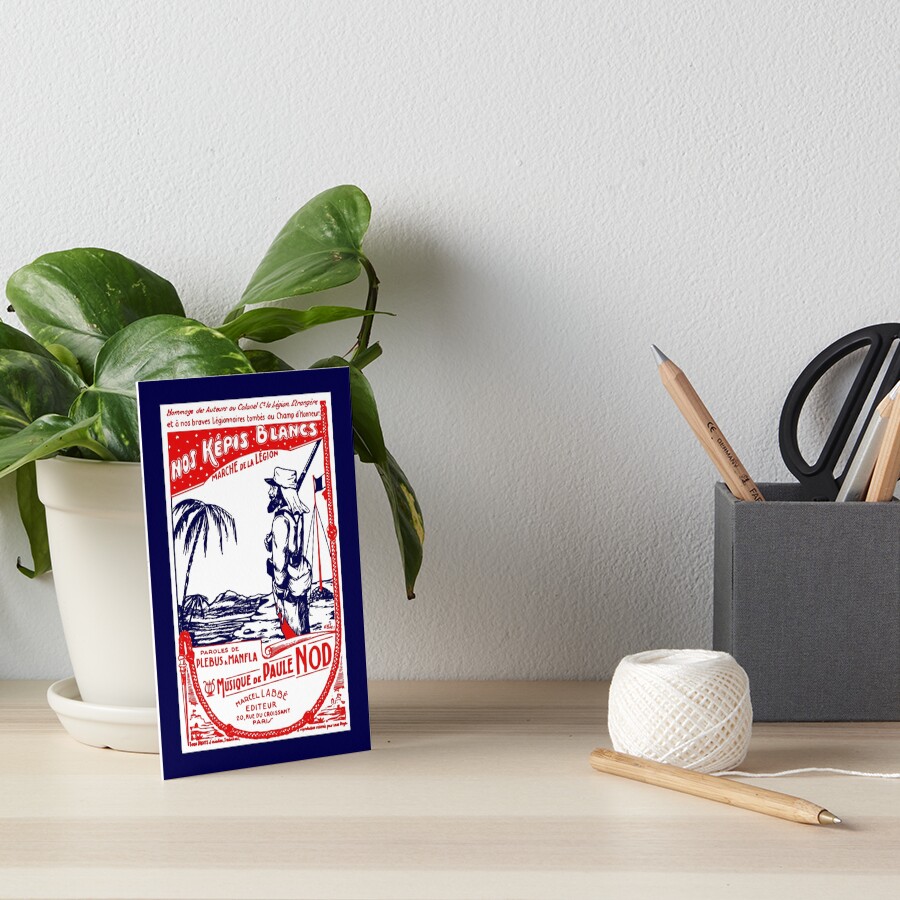 "French Foreign Legion Poster" Art Board Print by sirglennbo | Redbubble