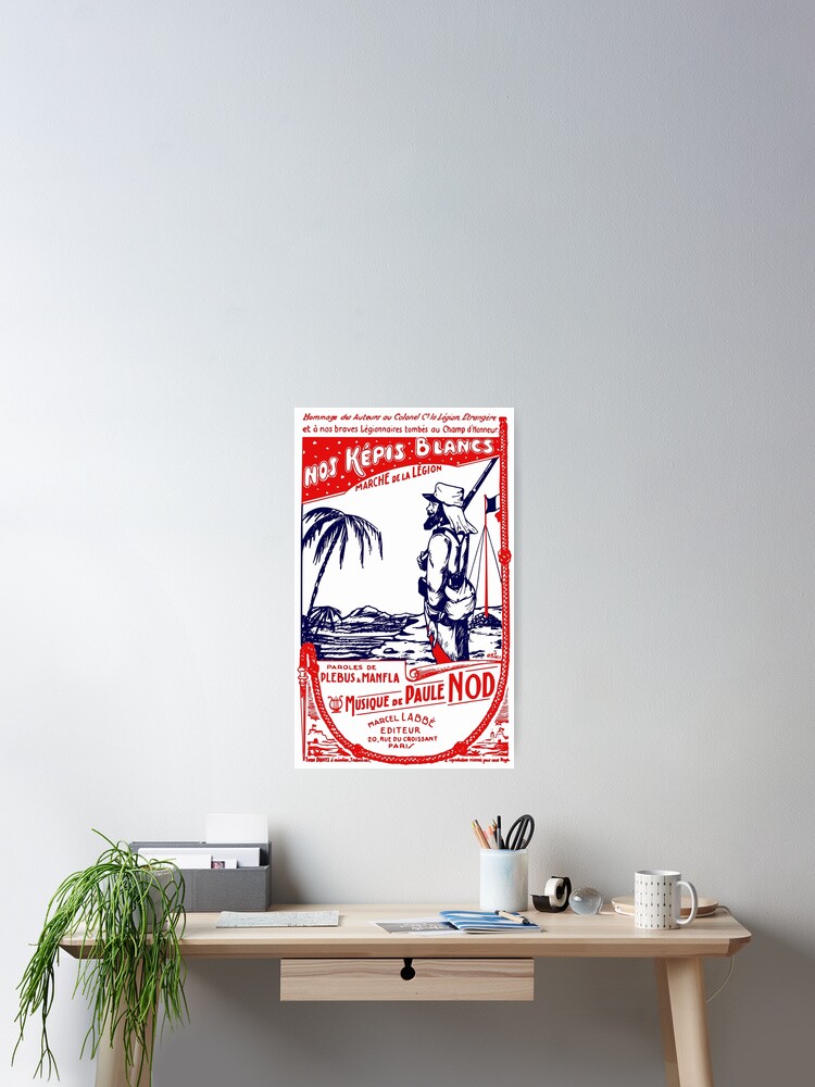 "French Foreign Legion Poster" Poster for Sale by sirglennbo | Redbubble