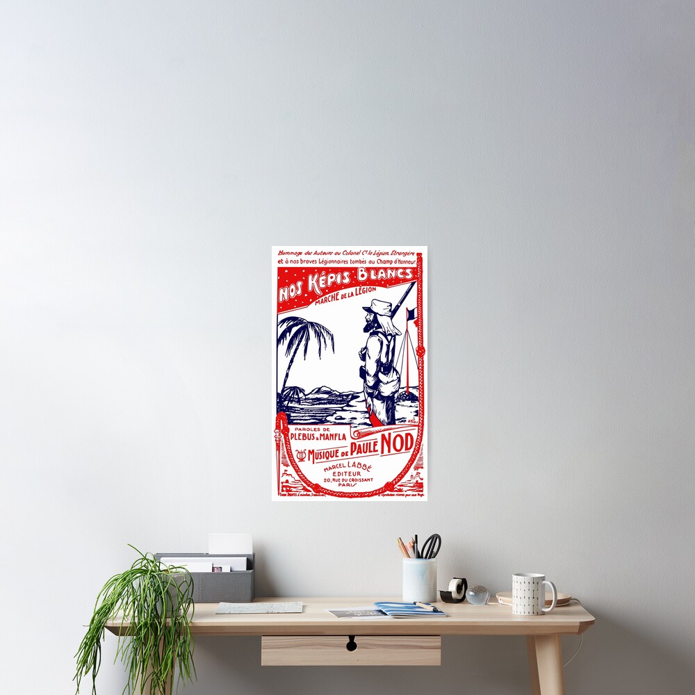 "French Foreign Legion Poster" Poster for Sale by sirglennbo | Redbubble