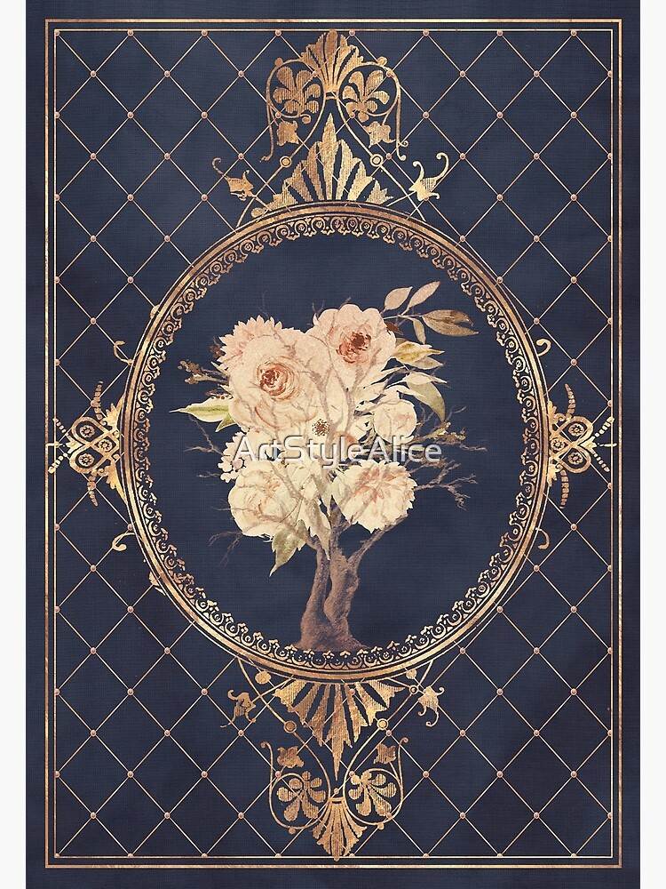 "Magic rose antique book" Poster by ArtStyleAlice | Redbubble