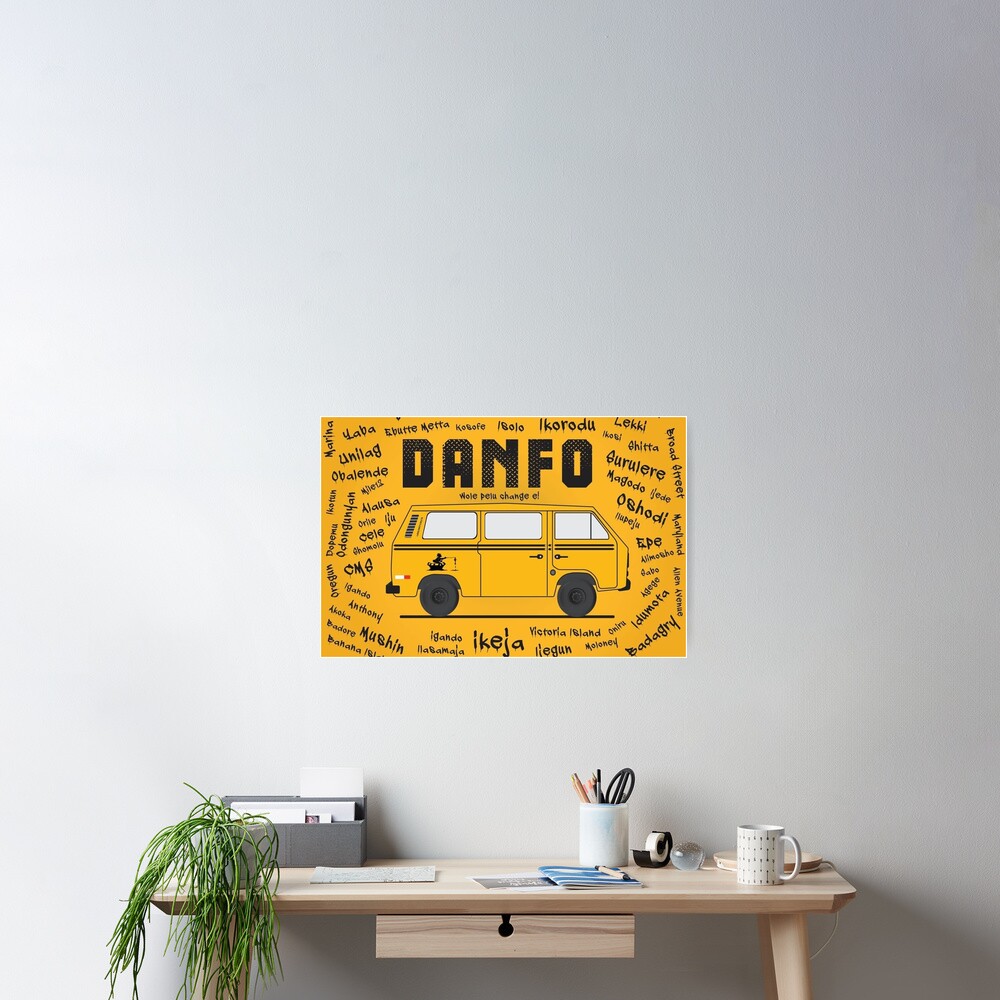 "Lagos BUS (MADE IN LAGOS)" Poster by Charms44 | Redbubble
