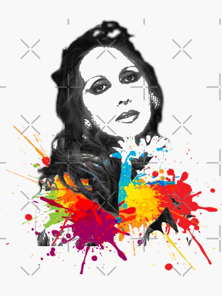 "Lebanese fairuz art" Sticker for Sale by kellykhoury | Redbubble