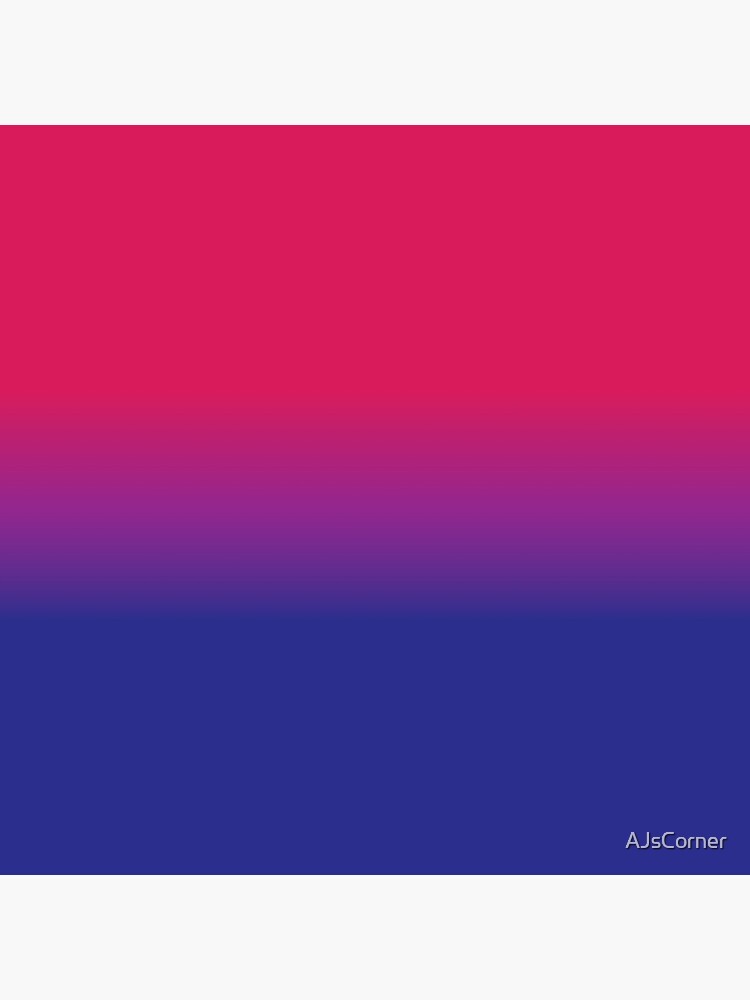 "Bisexual Flag Gradient" Poster by AJsCorner | Redbubble