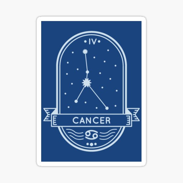 "Cancer - zodiac sign" Sticker for Sale by Zakariadahi | Redbubble
