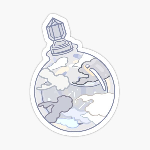 "Air Magic Potion" Sticker for Sale by Doozy-Doodle | Redbubble