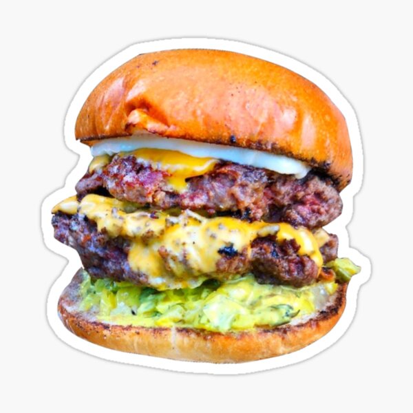 "Cheeseburger" Sticker for Sale by LeKoolTee | Redbubble