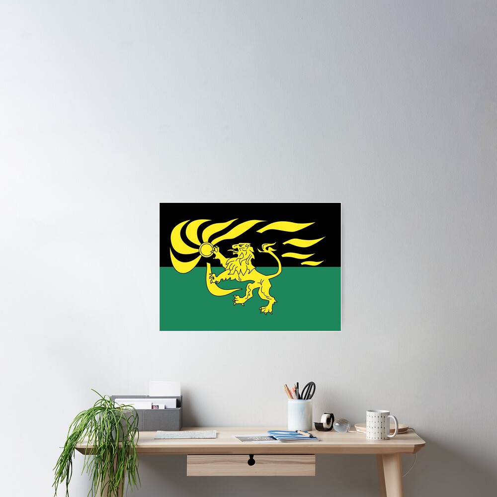 "Zamunda flag" Poster by Diabolical | Redbubble