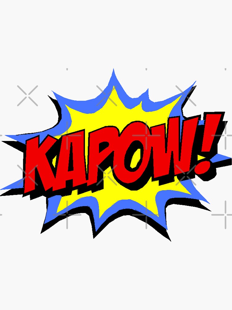 "Kapow" Sticker by Lulusastore | Redbubble