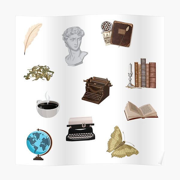 "Dark Academia Pack" Poster by darkacademic | Redbubble