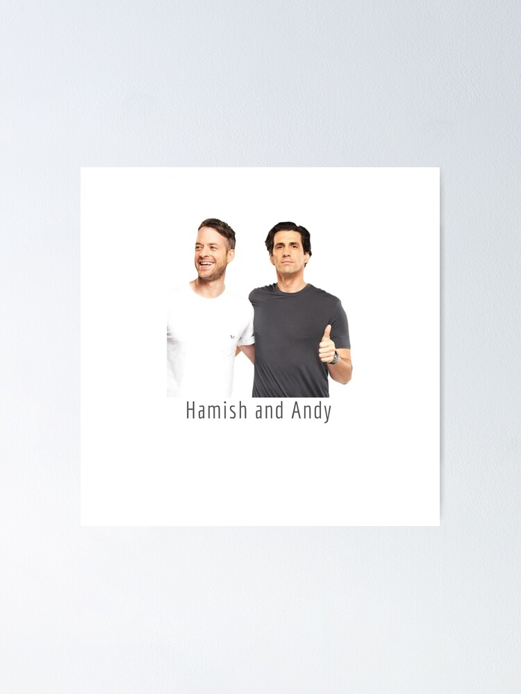 "Hamish and Andy" Poster for Sale by Mariocii | Redbubble