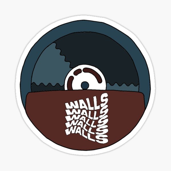 "louis tomlinson--walls record" Sticker for Sale by the-riles-files ...