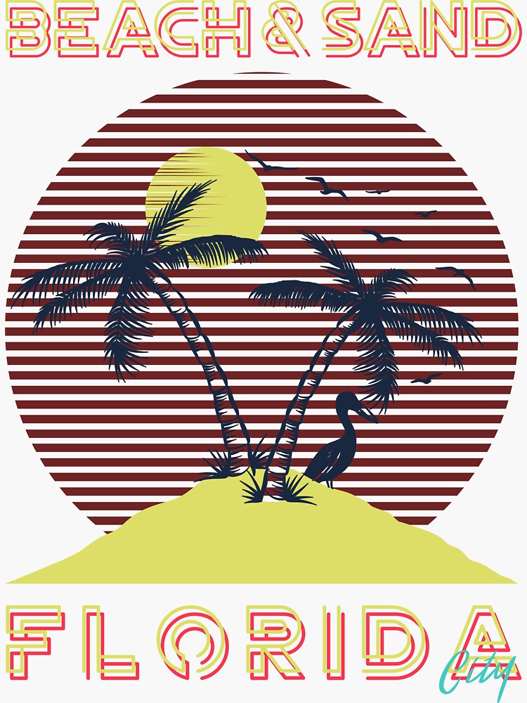 "Beach and sand" Sticker for Sale by BGOLE | Redbubble