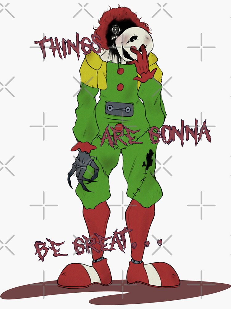 "The Walten Files - Billy the Clown" Sticker for Sale by AzulDraws ...