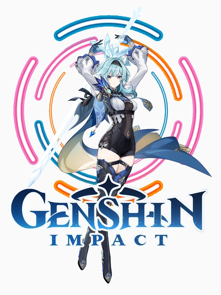 "Genshin Impact x Eula" T-shirt by rmanong | Redbubble | genshin impact ...