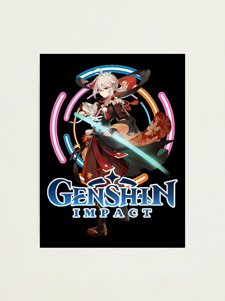 Lámina fotográfica «Impacto de Genshin x Kaedahara Kazuha» de rmanong | Redbubble