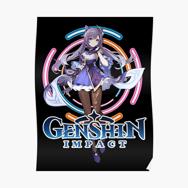 "Genshin Impact x Keqing" Poster by rmanong | Redbubble