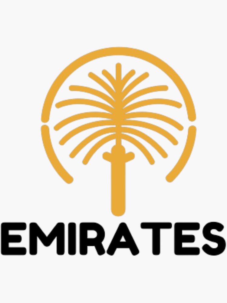 "emirates airlines uae airlines." Sticker for Sale by pro2022 | Redbubble