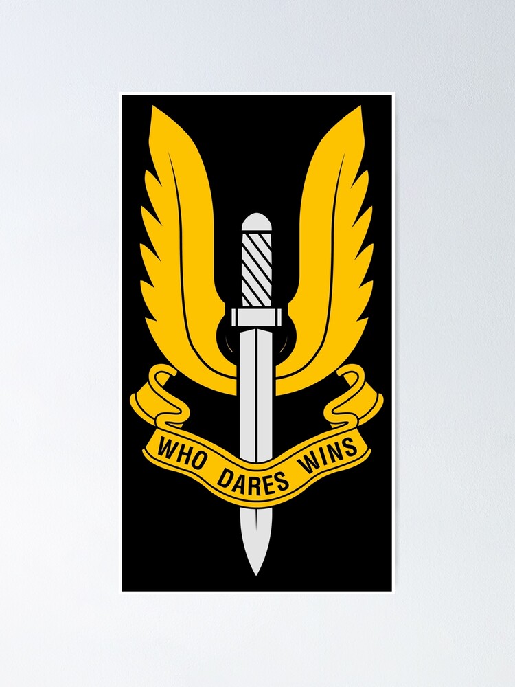 "SAS Logo" Poster for Sale by Jools-57 | Redbubble