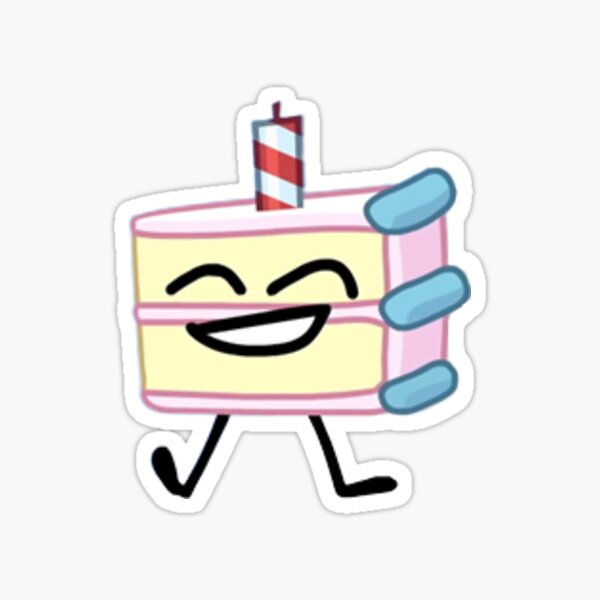 "BFB BIRTHDAY CAKE" Sticker for Sale by billyandgraham | Redbubble