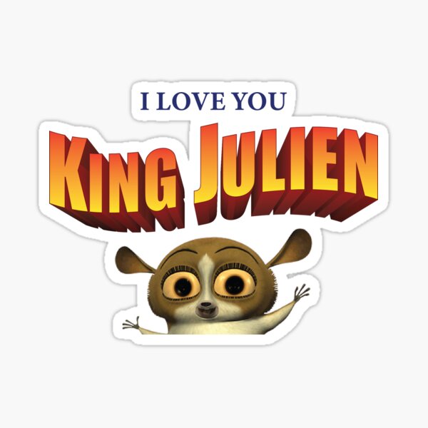 King Julien Stickers | Redbubble