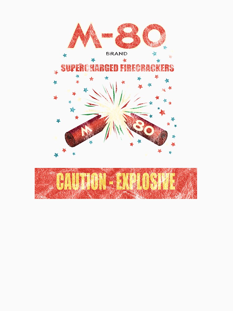 "M-80 FIRECRACKERS" Essential T-Shirt for Sale by RischDesigns | Redbubble