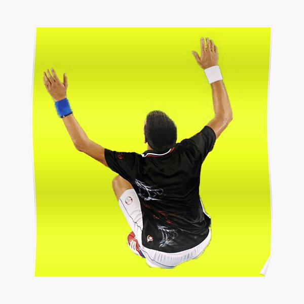 "novak djokovic logo " Poster for Sale by AhmedXhah | Redbubble
