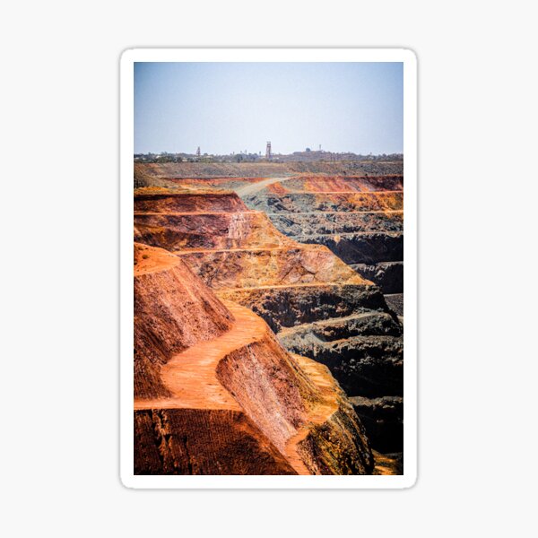 "Kalgoorlie Super Pit" Sticker by SaundersPhotos | Redbubble