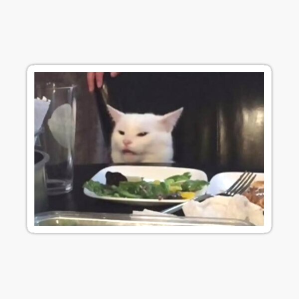 "screaming cat meme" Sticker for Sale by therookiestore | Redbubble