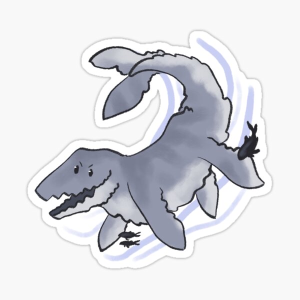"mosasaurus sticker" Sticker by Kapaaheo | Redbubble