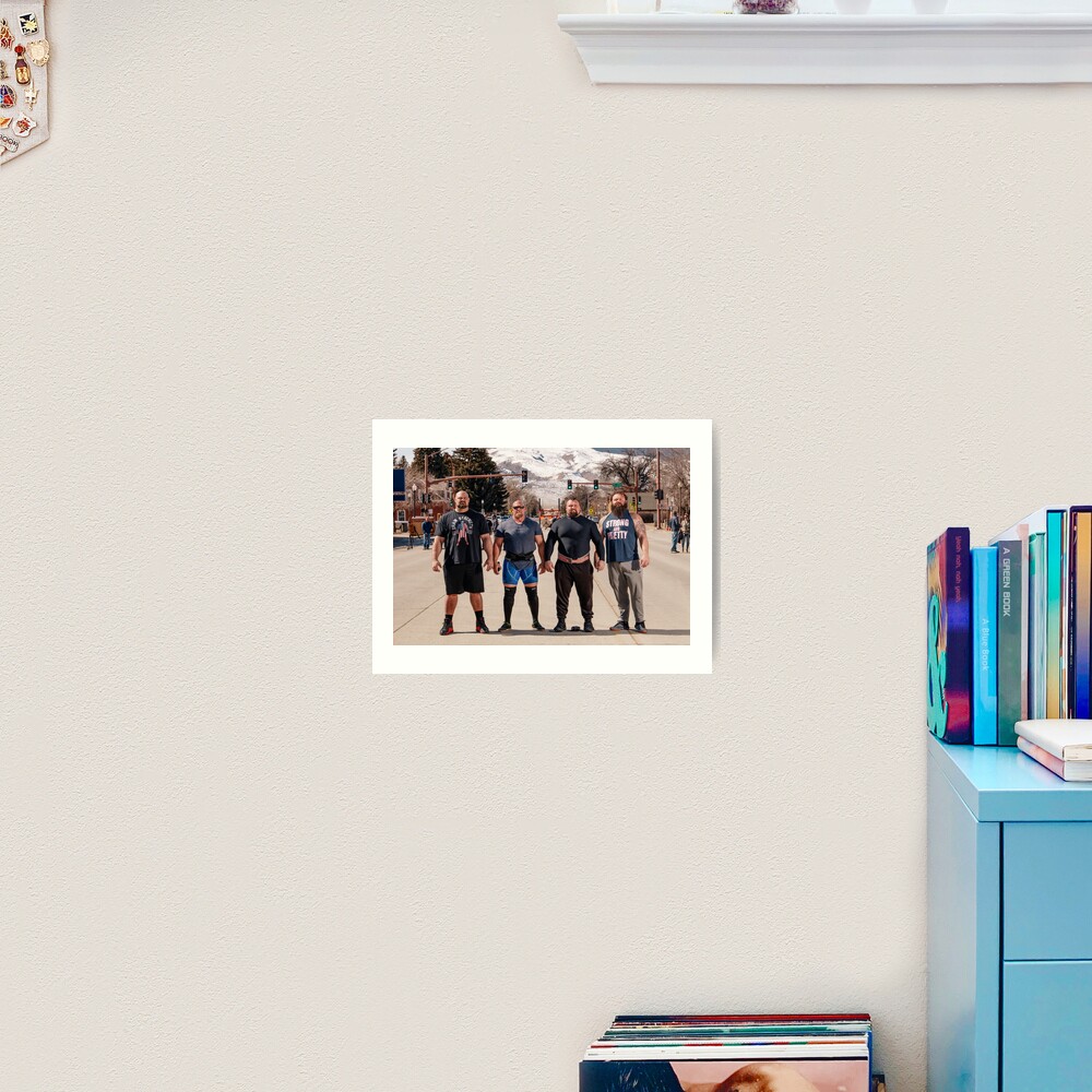 "Strongest Men in History - Brian Shaw, Eddie Hall, Robert Oberst" Art ...