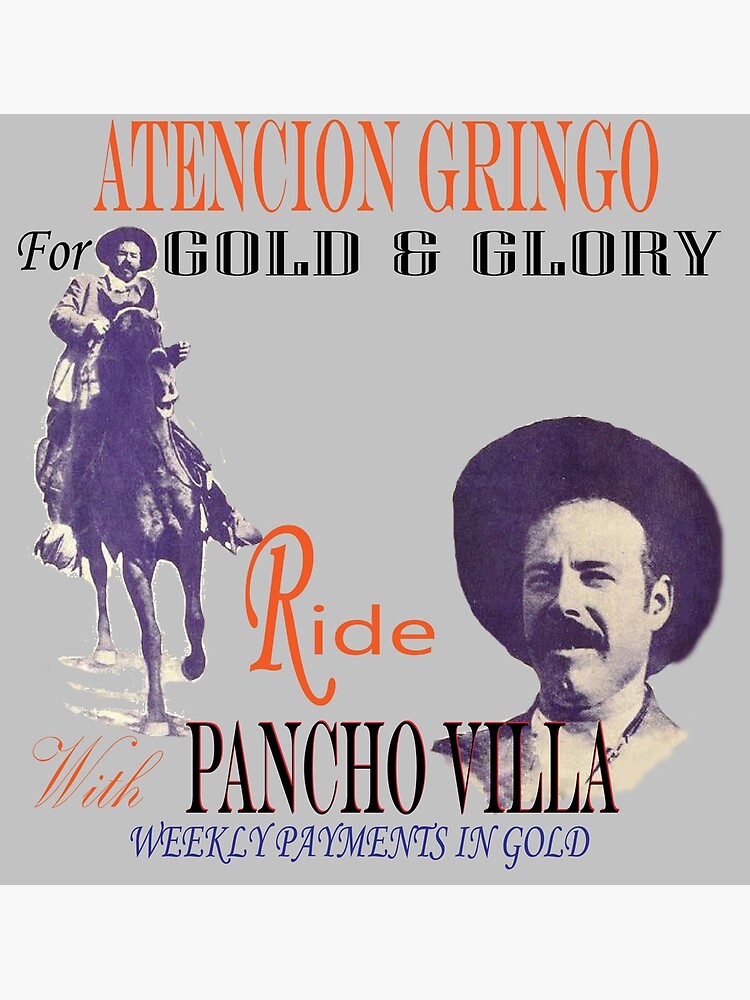 Pancho Villa Ride Mexican Outlaw General Hero Cowboy Gold Mexico Great ...